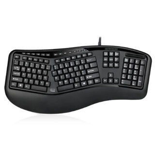 Desktop Ergonomic Smart Card Reader Keyboard (TAA Compliant) - Adesso