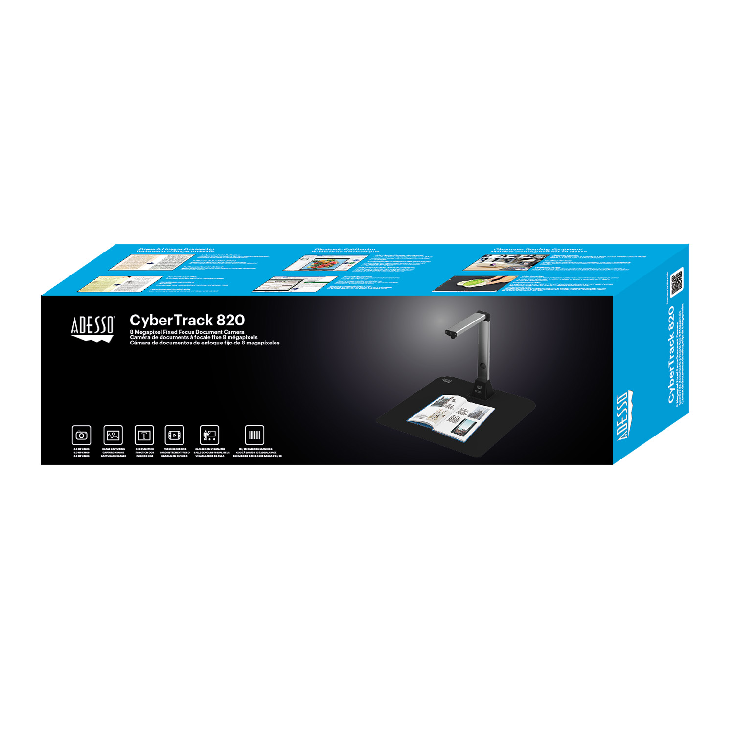 8 Megapixel Fixed-Focus A3 Document Camera Scanner with OCR Function ...