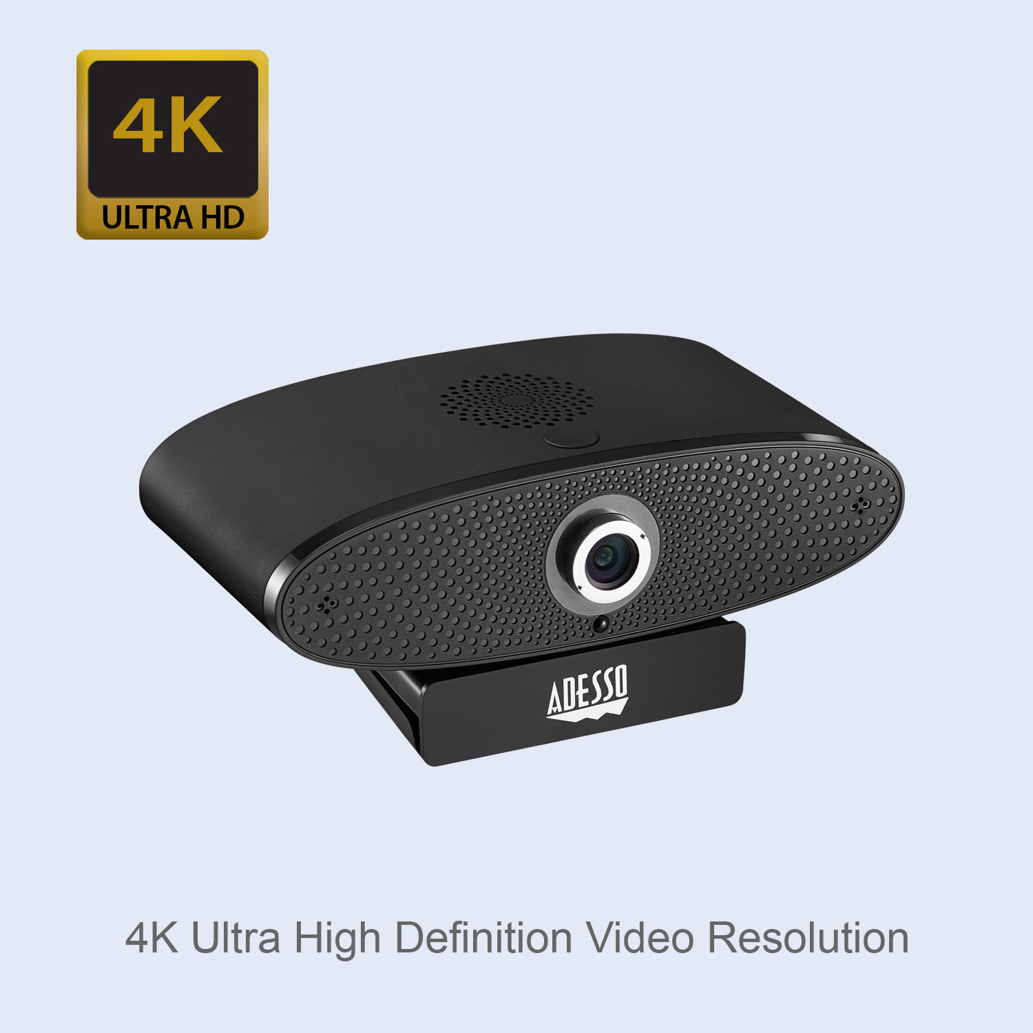 4K Ultra HD USB Webcam with 4X Zoom with Built-in 3W Speaker Microphone ...