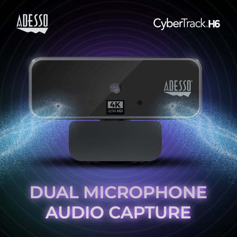 4K Ultra HD USB Webcam with Built-In Stereo Microphone and Privacy ...