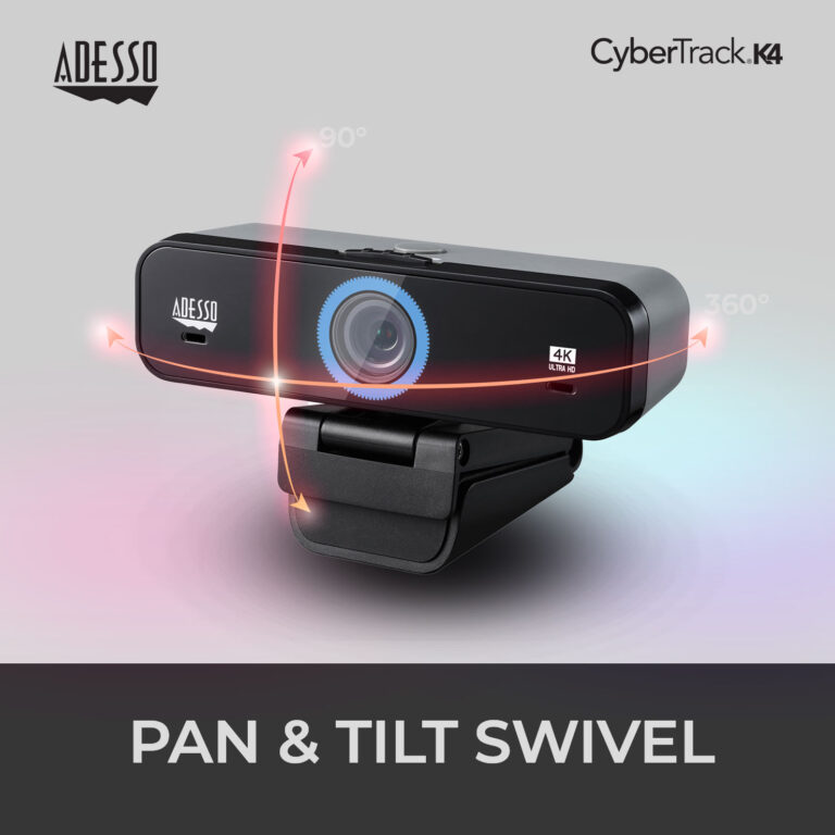 4K ULTRA HD Fixed Focus USB Webcam with Adjustable Field of View Angle ...