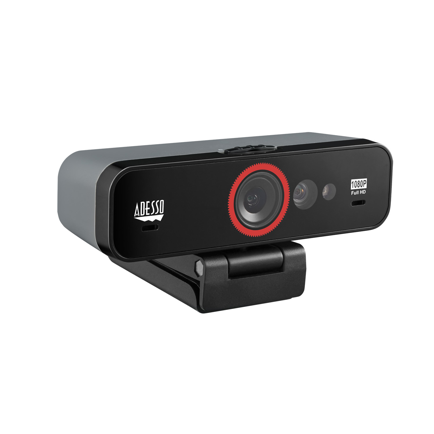 1080P HD Fixed Focus USB Webcam and Windows Hello Certified, Built-in ...