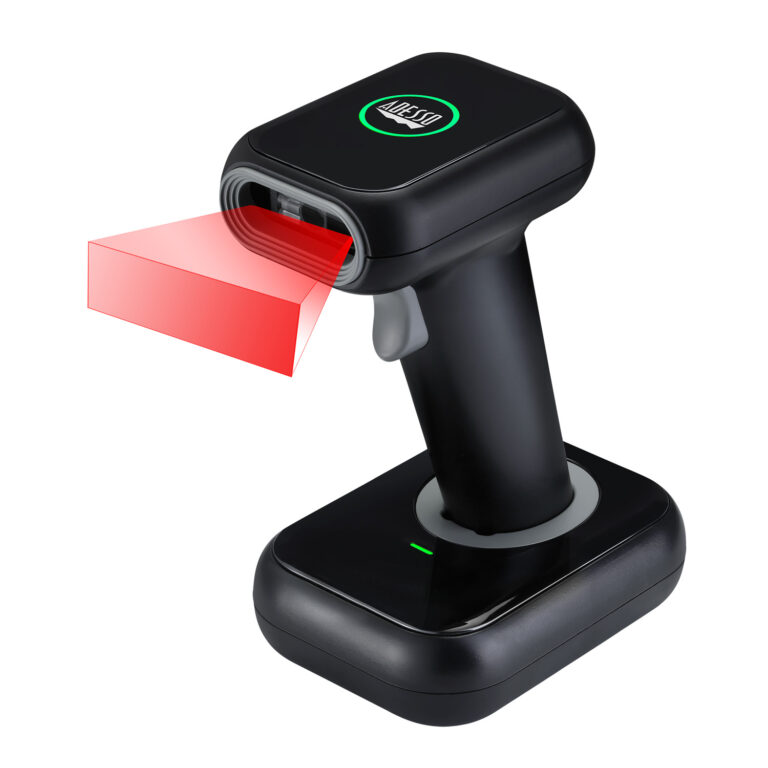 2D Wireless Barcode Scanner with Charging Cradle - Adesso