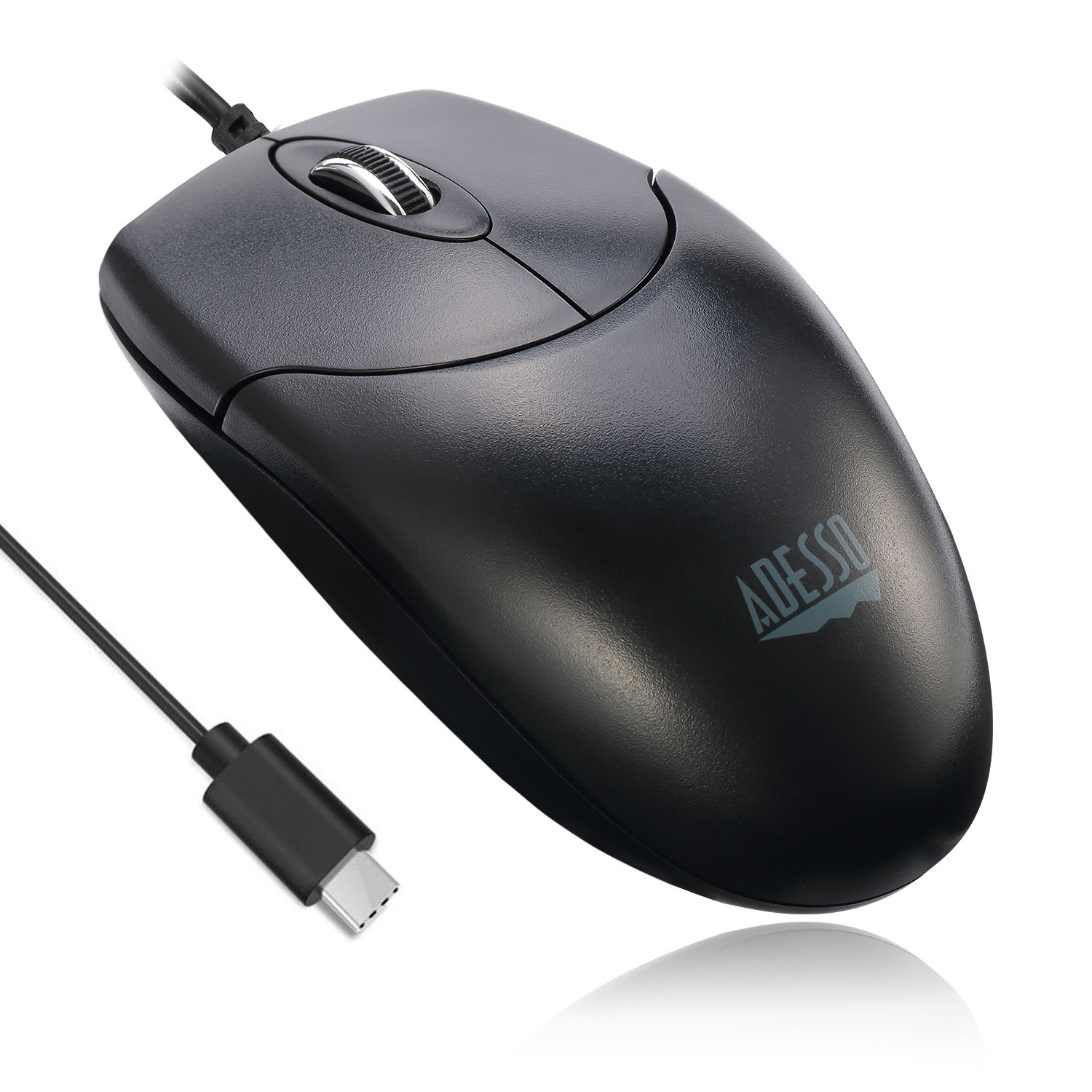 USB Type-C Desktop full size mouse TAA Certified - Adesso